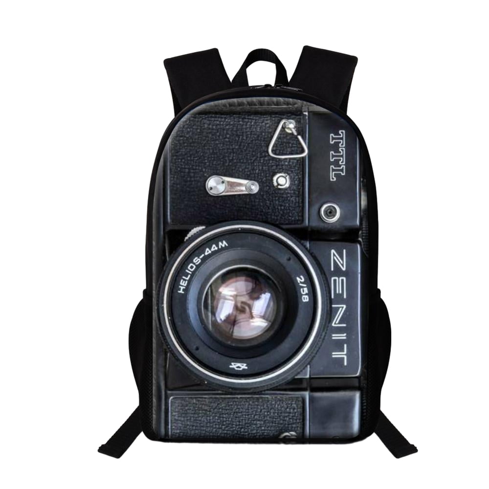 Camera Lens 3D Printed Bag for Teenager and Large Capacity Bags 's Book ...