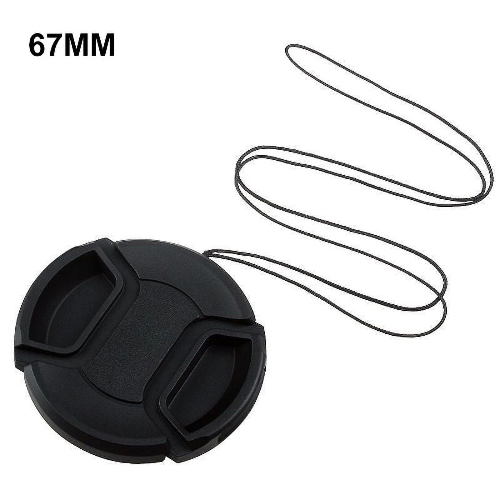 Camera Lens Cap with Lanyard Lens Cap Holder for Canon Nikon (67mm ...