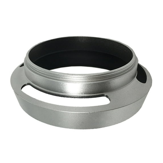 Camera Lens Hood Sunshade Sun Blocker Hollow-out Metal Screw-in 37mm 40 ...