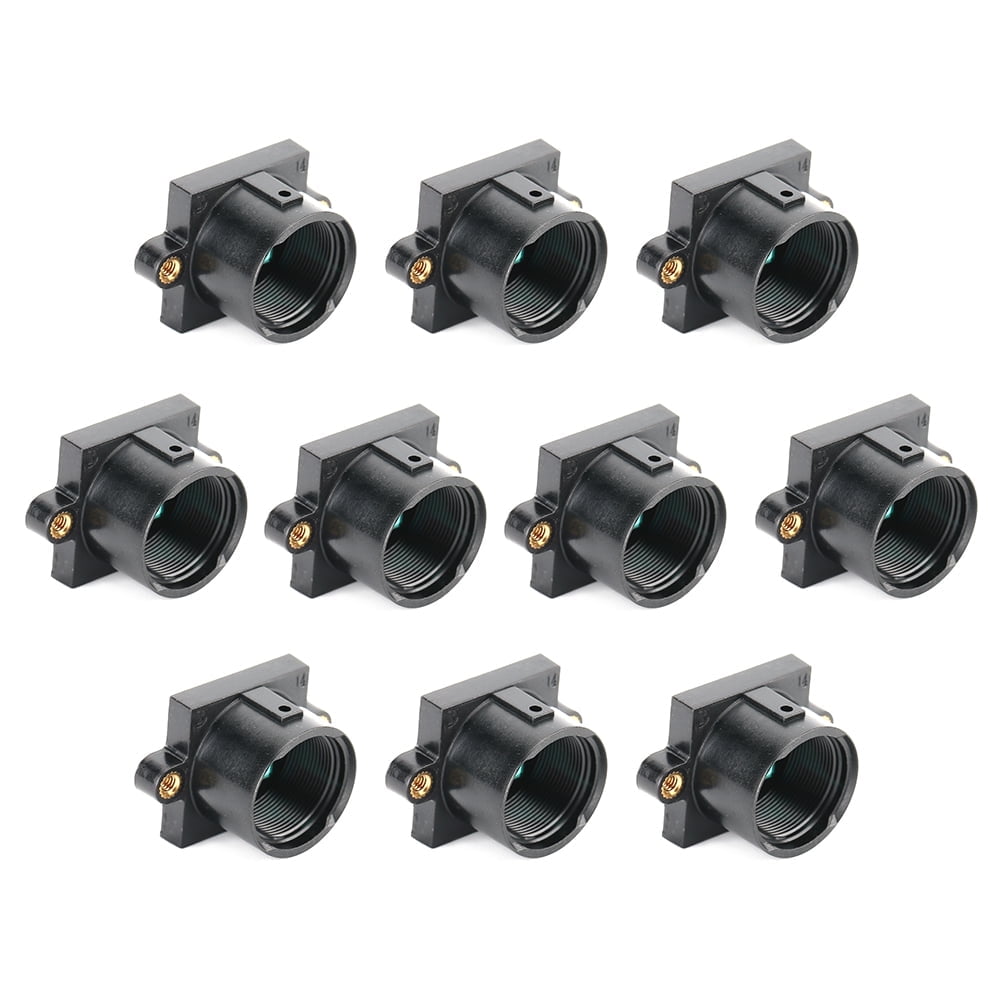 Camera Lens Mount Holder Bracket, 10-Piece ABS M12x0.5 Adapter with ...