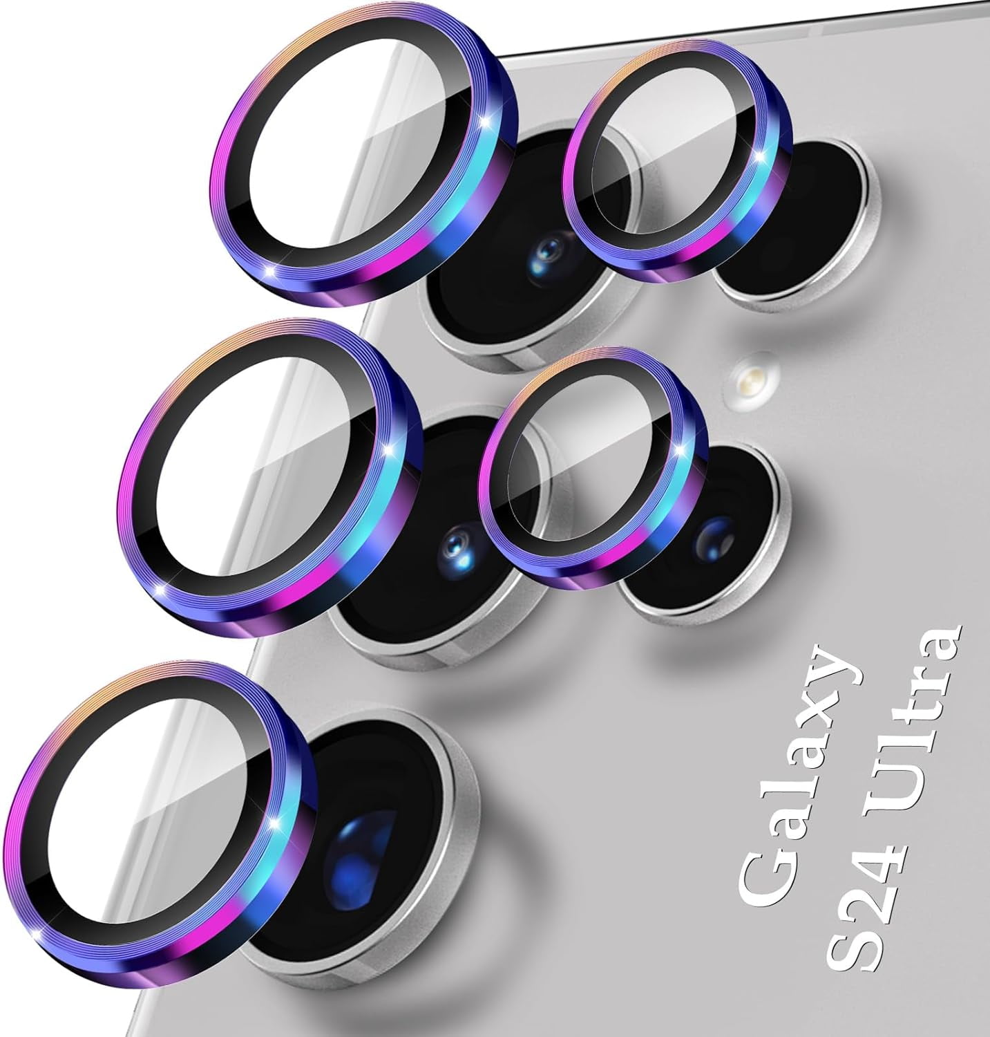 Camera Lens Protector for Samsung Galaxy S24 Ultra Individual Metal ...