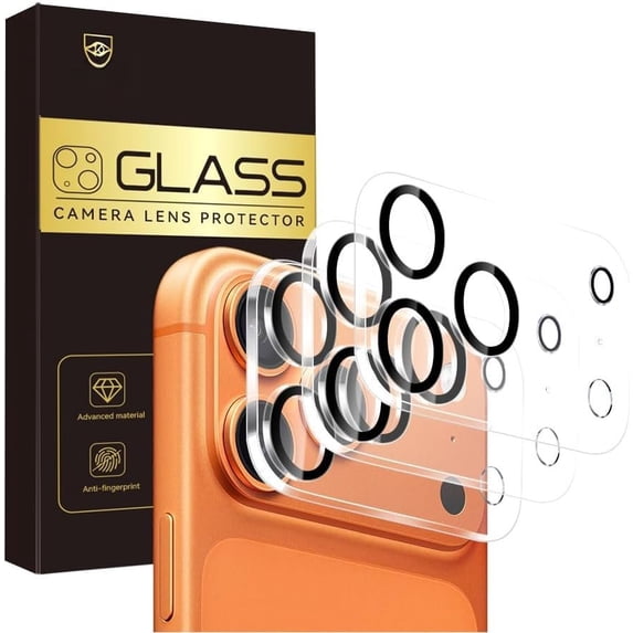 Camera Lens Protector for 17 Pro 6.3",9H Tempered Glass,Ultra , Scratch ...