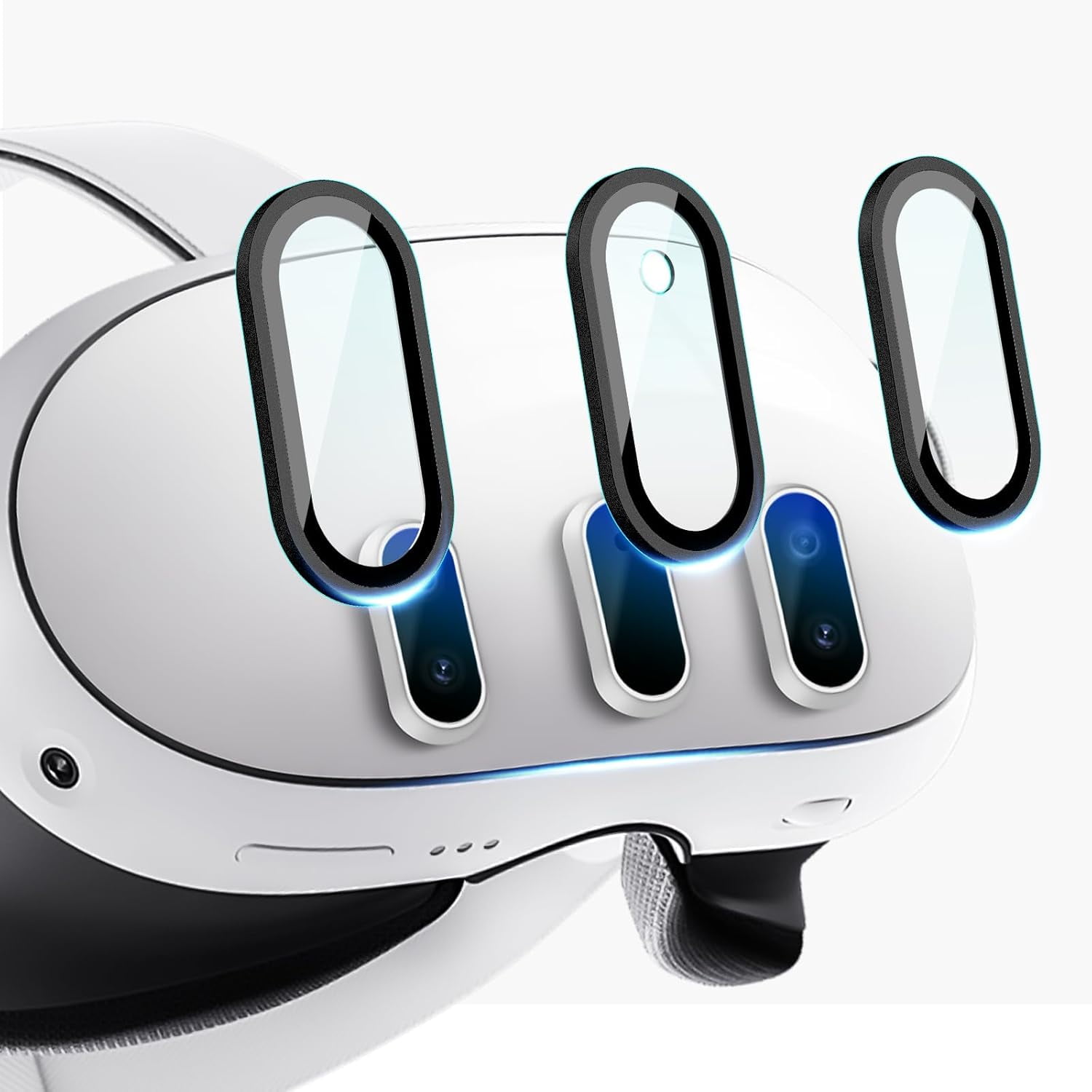 Camera Lens Protector for Oculus Meta Quest 3, Thin 9H Tempered Glass ...