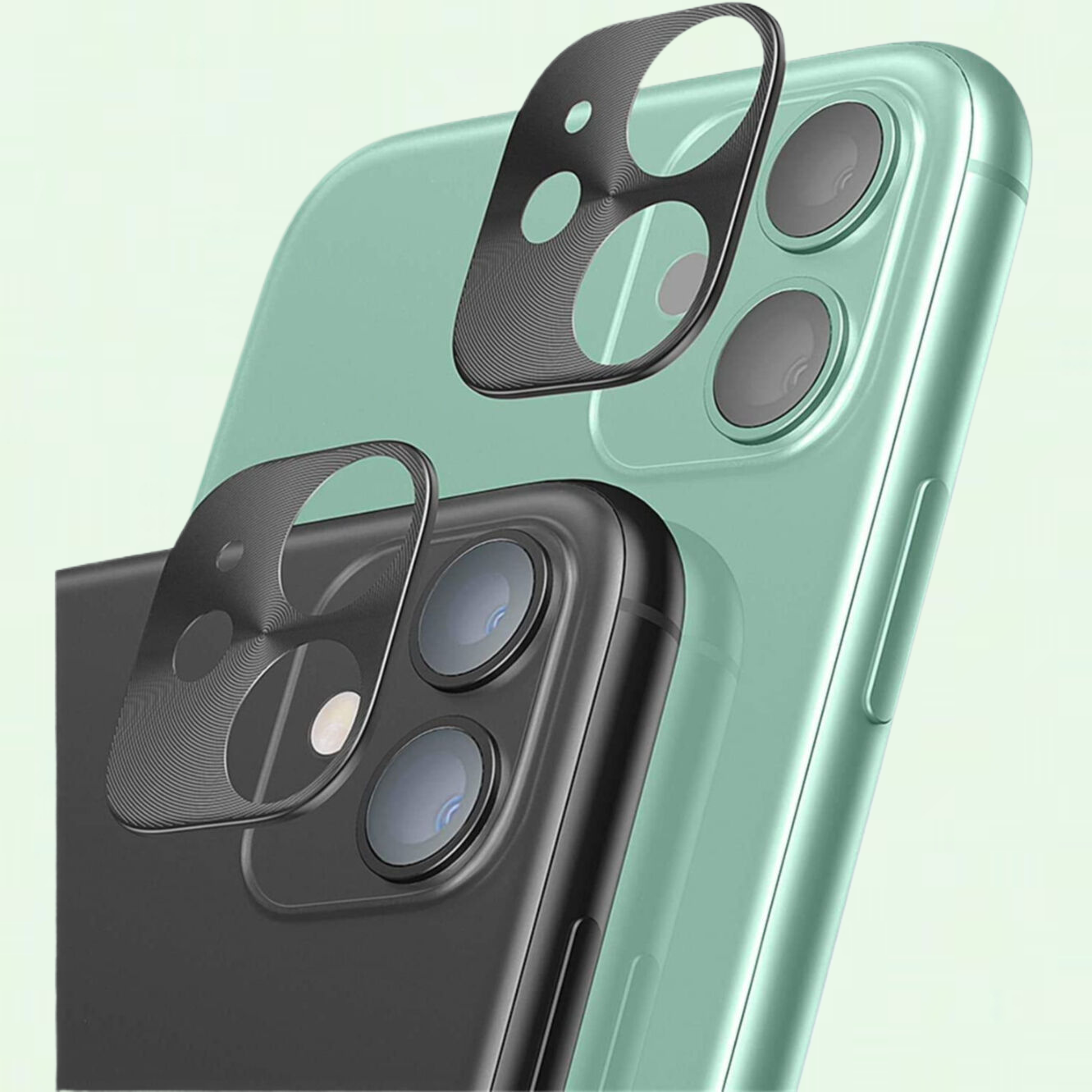 Camera Lens Protector for iPhone 11 - Premium Aluminum Alloy Back Rear ...