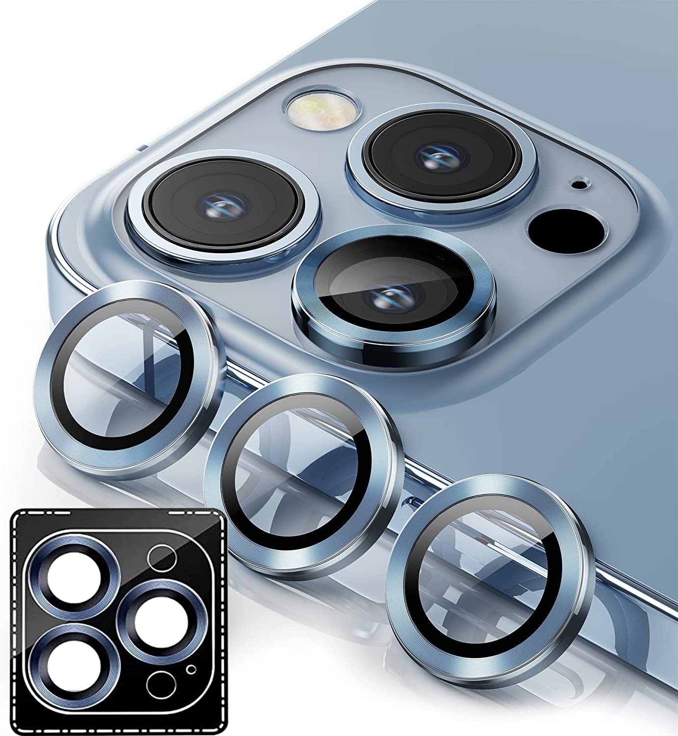 Camera Lens Protector for iPhone 13 Pro,Lens Protector for 13 Pro Max ...