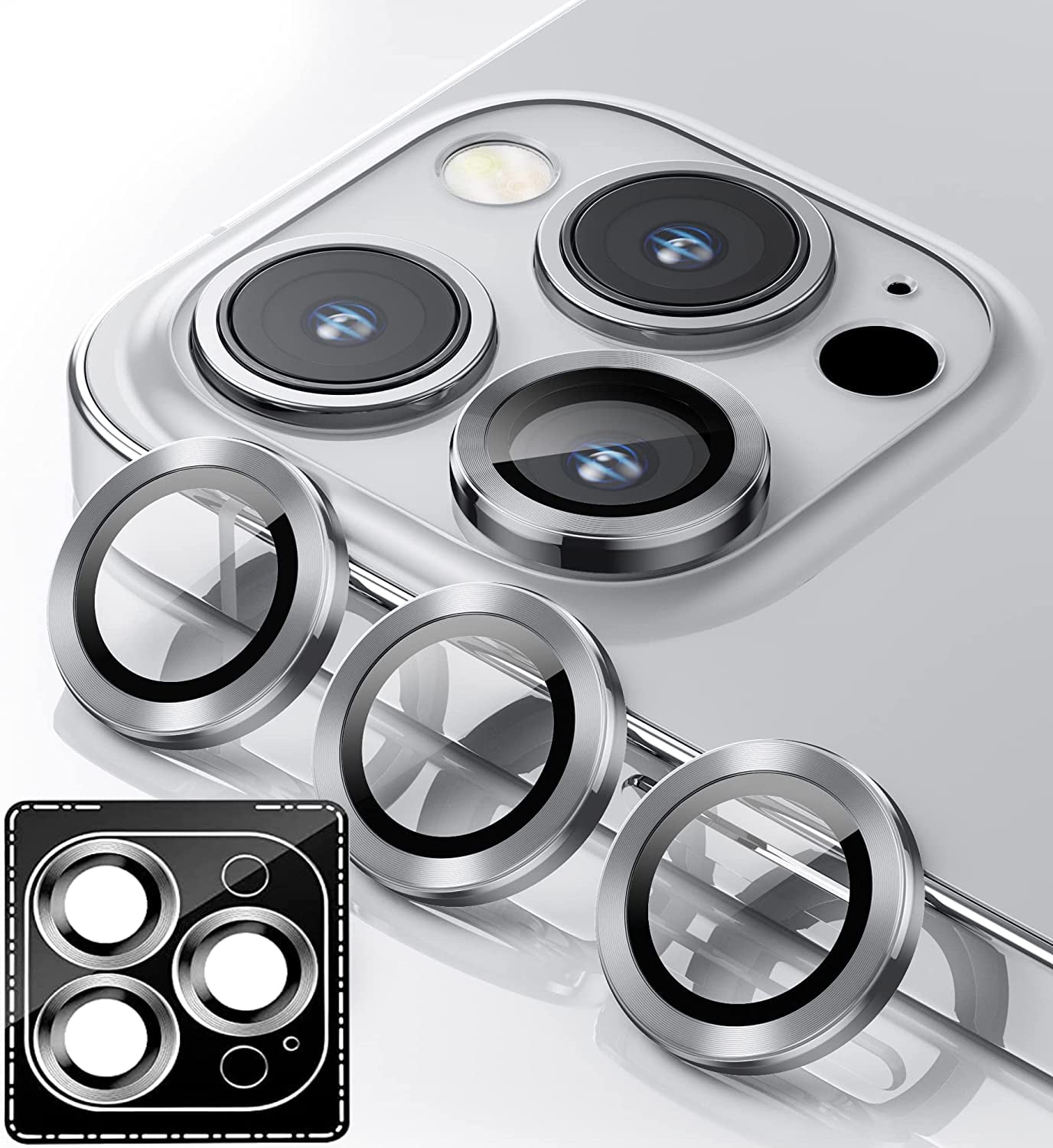 Camera Lens Protector for iPhone 13 Pro,Lens Protector for 13 Pro Max ...