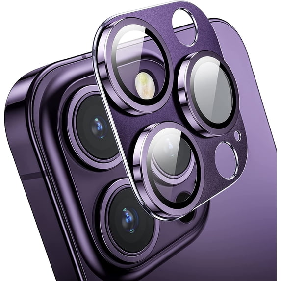 Camera Lens Protector for iPhone 14 Pro/iPhone 14 Pro Max, Alloy Metal ...