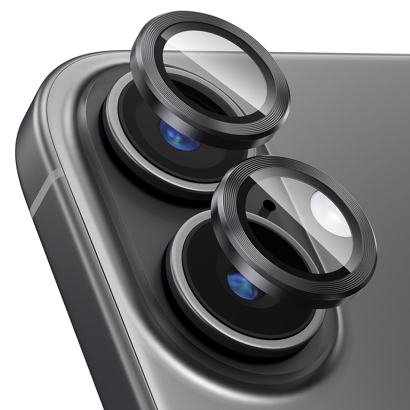 Camera Lens Protector for iPhone 17,9H Tempered Glass,Aviation Aluminum ...
