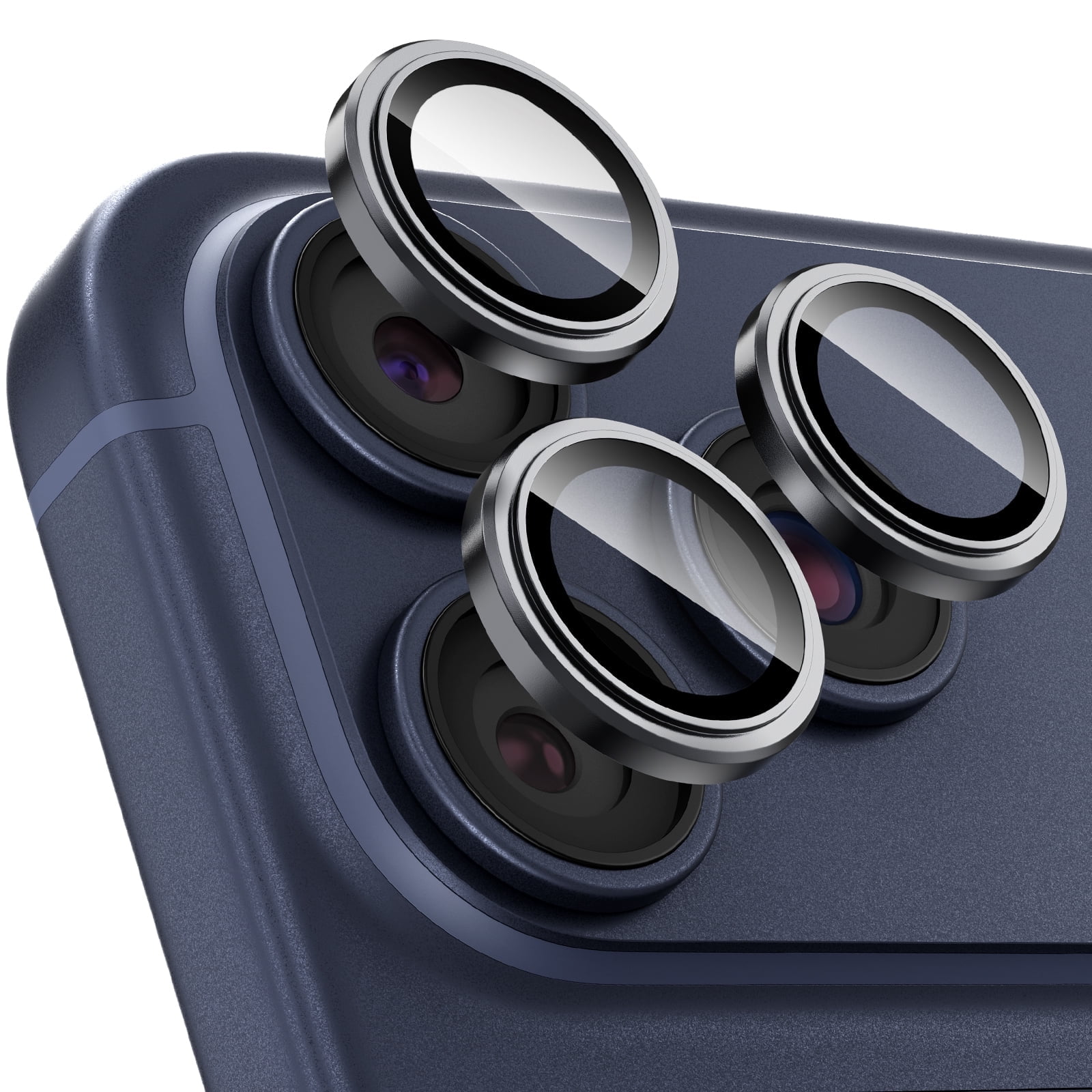 Camera Lens Protector for iPhone 17 Pro,Aviation Aluminum 3D Ring,9H ...