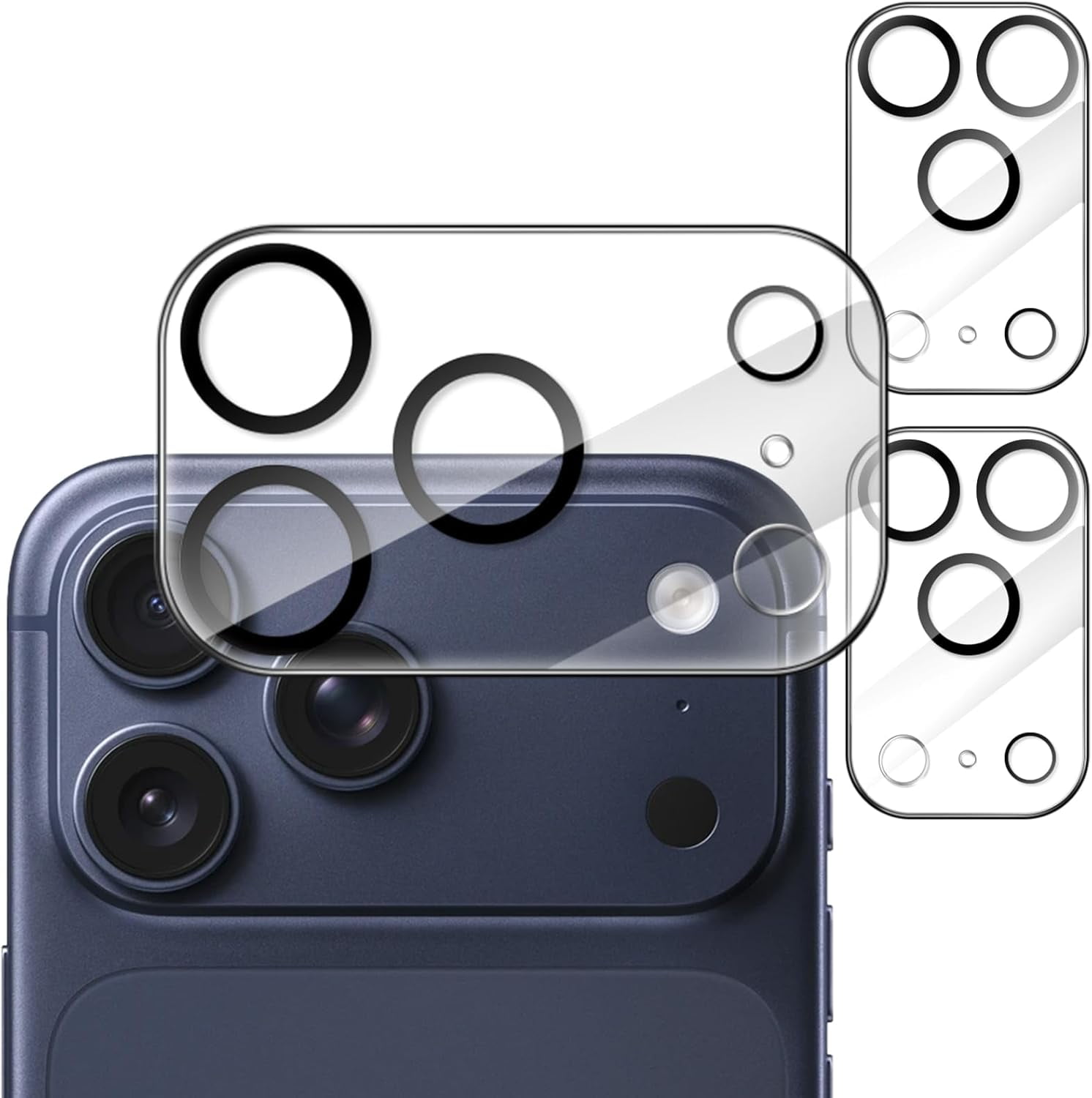 Camera Lens Protector for iPhone 17 Pro Max 6.9-Inch, 9H Tempered Glass ...