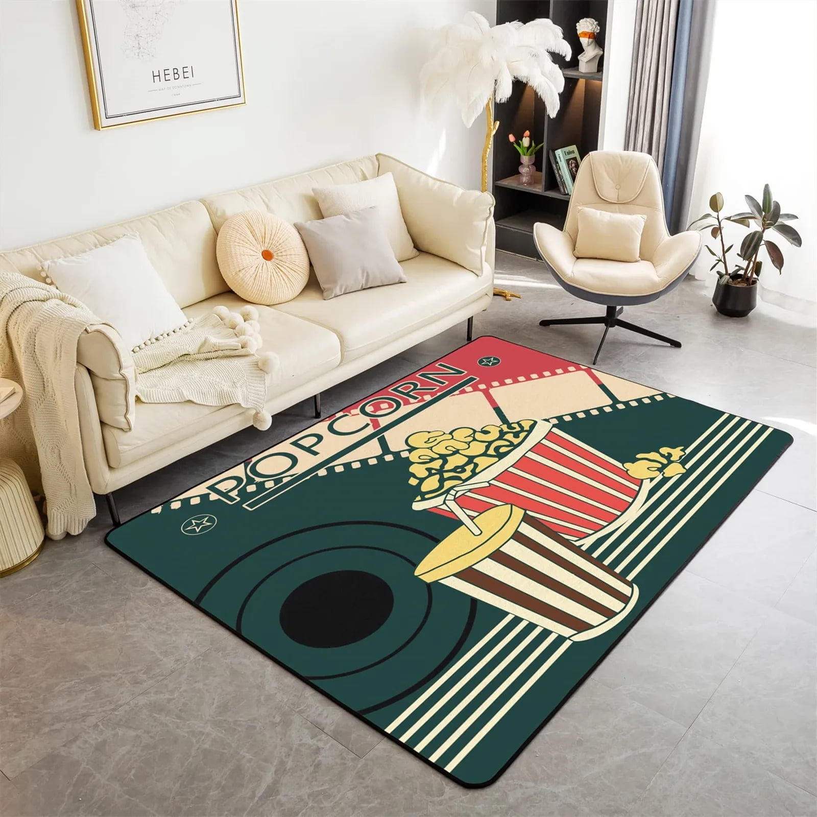 Camera Living Room Rugs Vintage Movie Theater r Carpet for Cinema ...