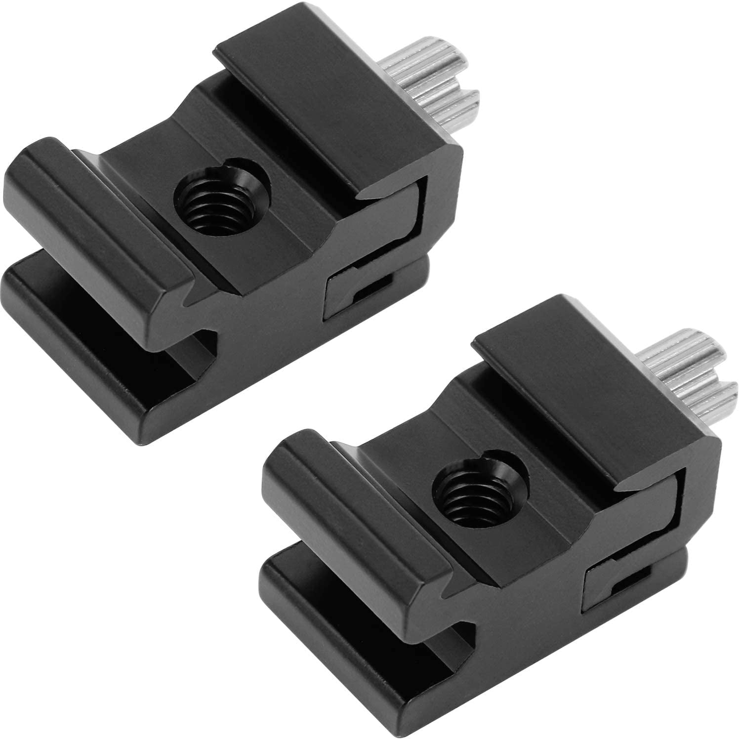 Camera Metal Cold Shoe Flash Stand Adapter with 1/4"-20 Tripod Screw ...