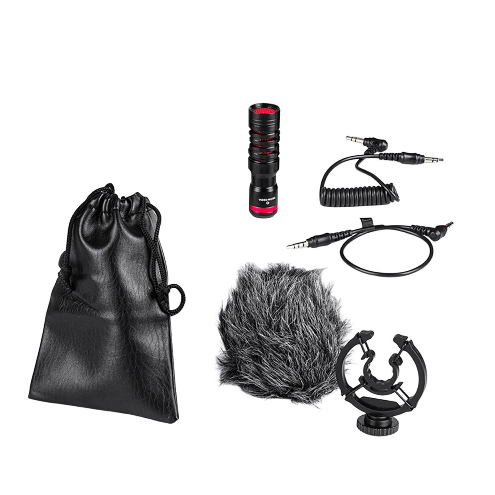 Camera Microphone Noise Canceling with Carring Bag Camera Mic for ...