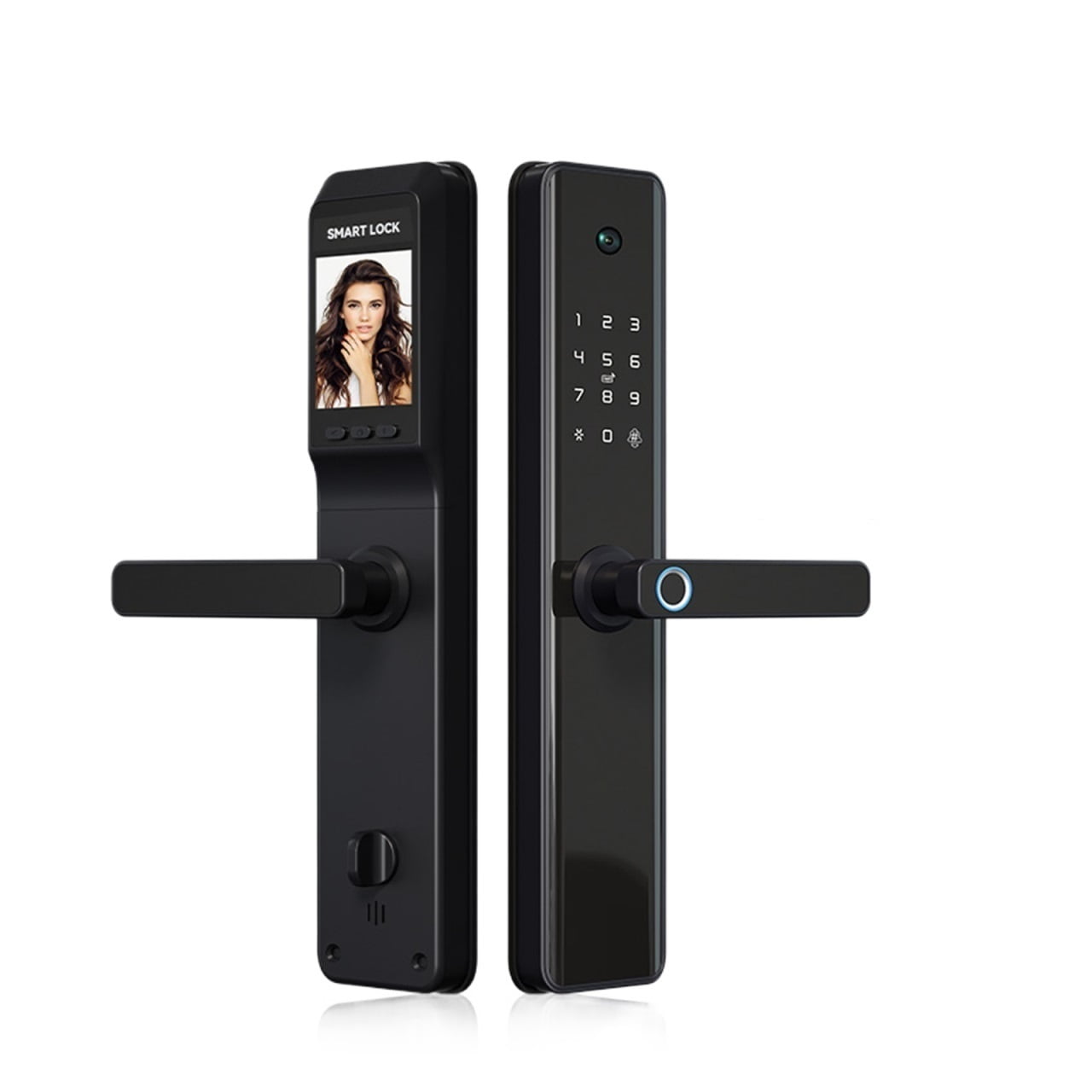 Camera Monitoring Lock Tuya Biometric Fingerprint, Security Intelligent ...