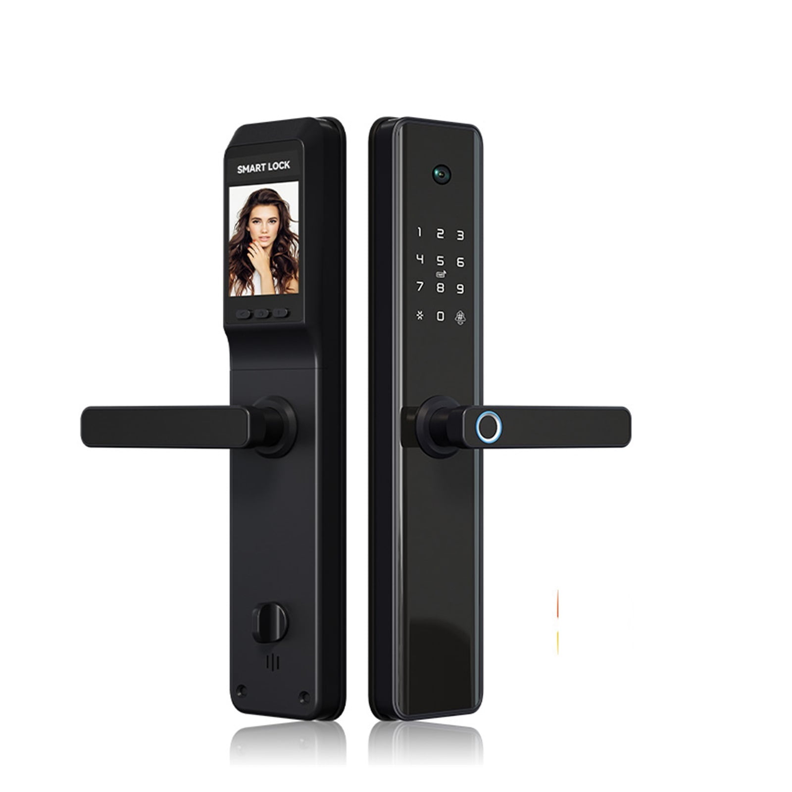 Camera Monitoring Lock Tuya Biometric Fingerprint, Security Intelligent Smart Lock With APP ...