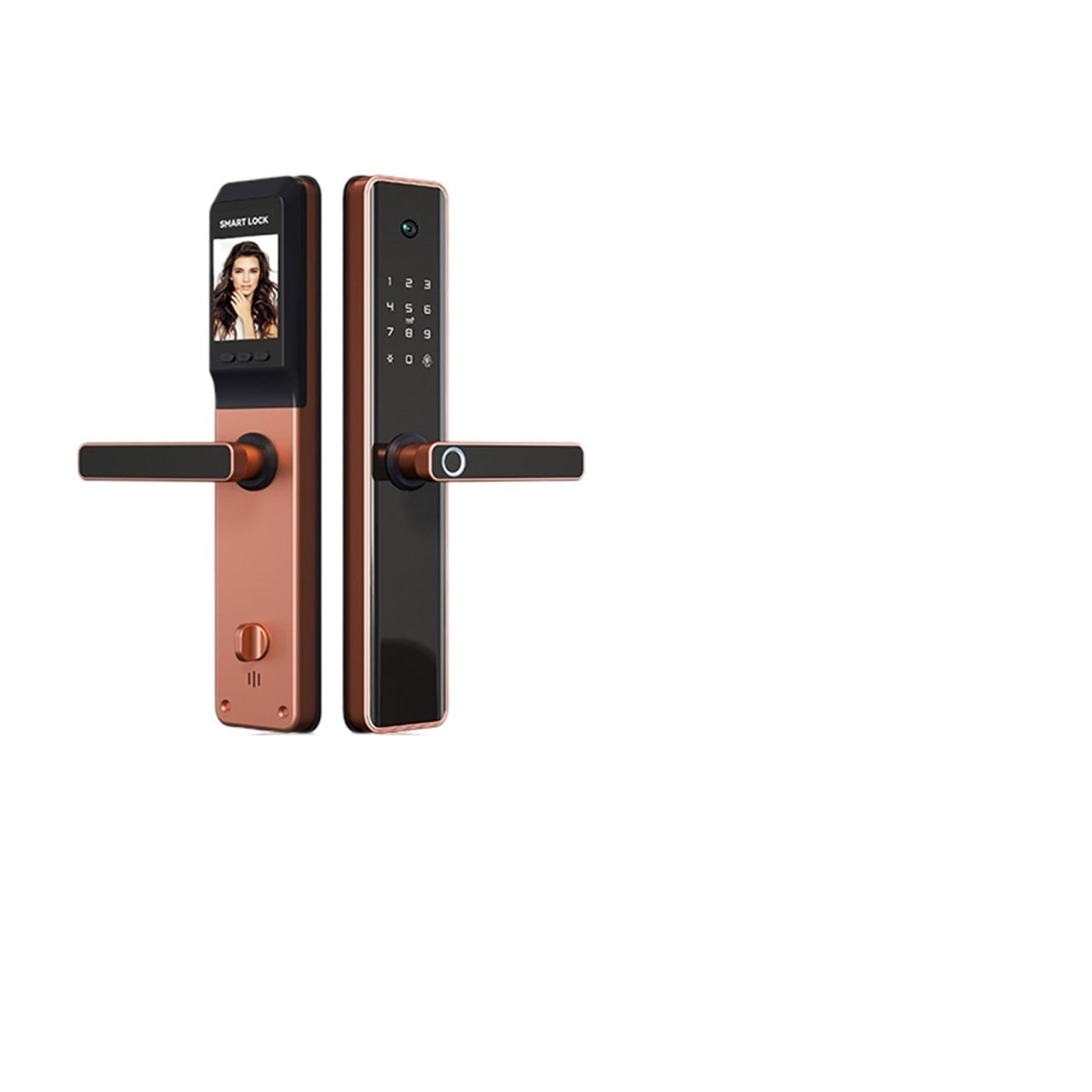 Camera Monitoring Lock Tuya Biometric Fingerprint, Security Intelligent ...