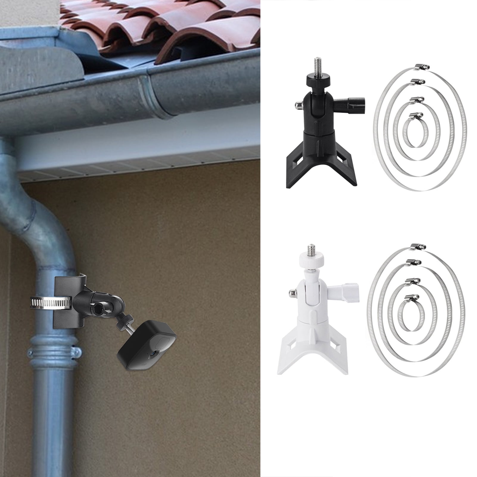 Camera Mount Bracket Indoor Outdoor Pole Mount Security Cameras Stand ...