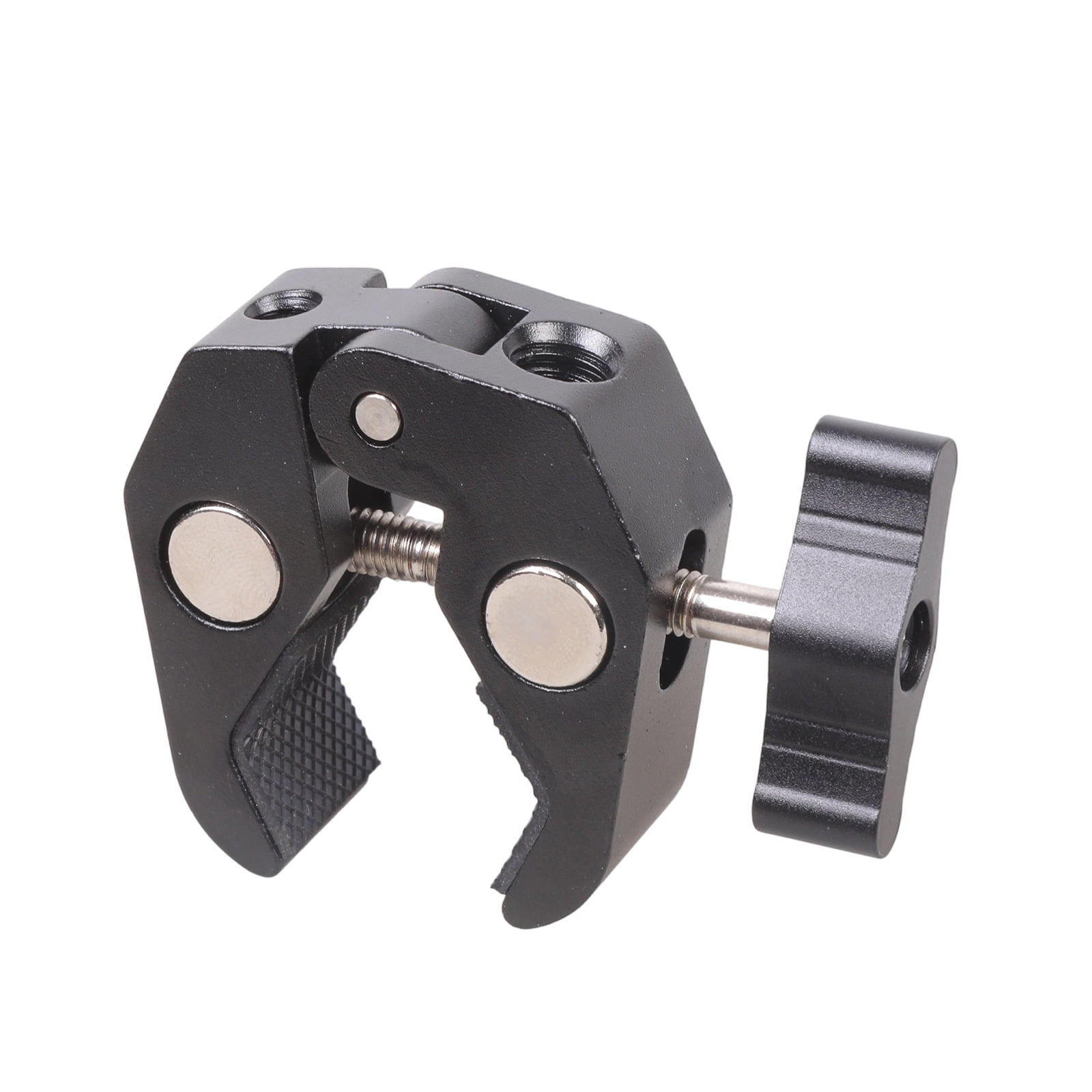 Camera Mounting Clip 50mm Jaw Opening Two 1/4 3/8 Threads Camera Clamp ...
