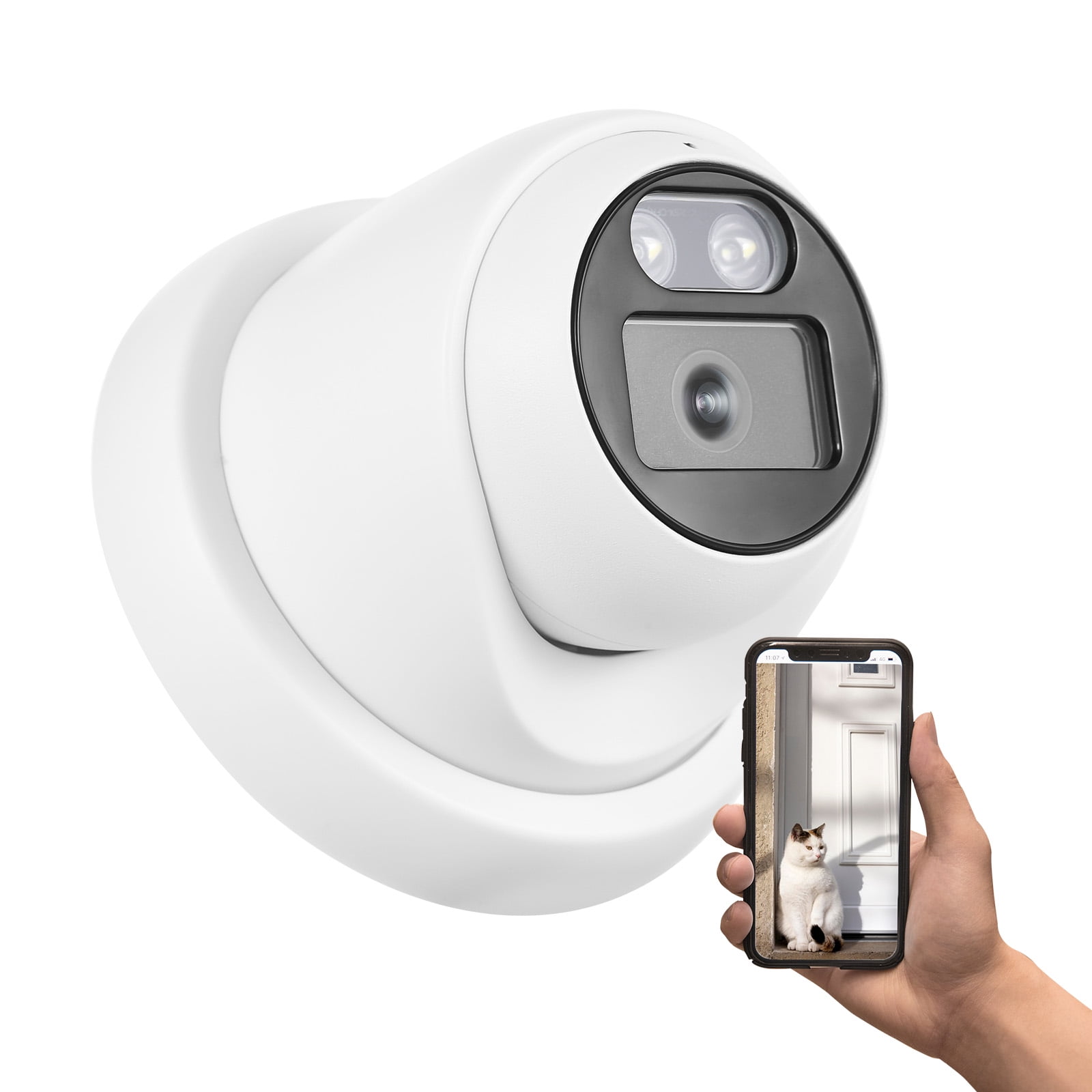 Camera,One-way Camera Infrared Vision 2.8mm Wide Ip Camera Indoor Camera Wide Lens Indoor Vision ...