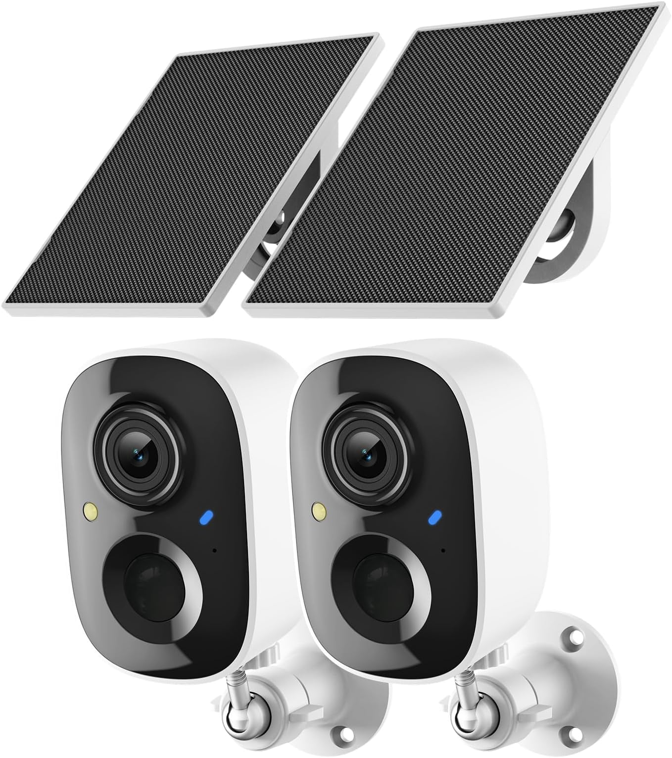 Camera Outdoor,Solar WiFi Cameras for with Motion Detection,Color Night ...
