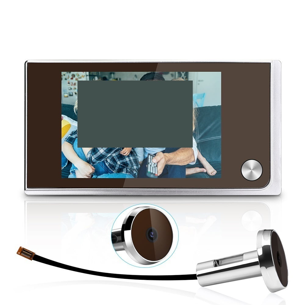 Camera Peephole Doorbell 120 Degree Door Viewer Wireless Doorbell Smart ...