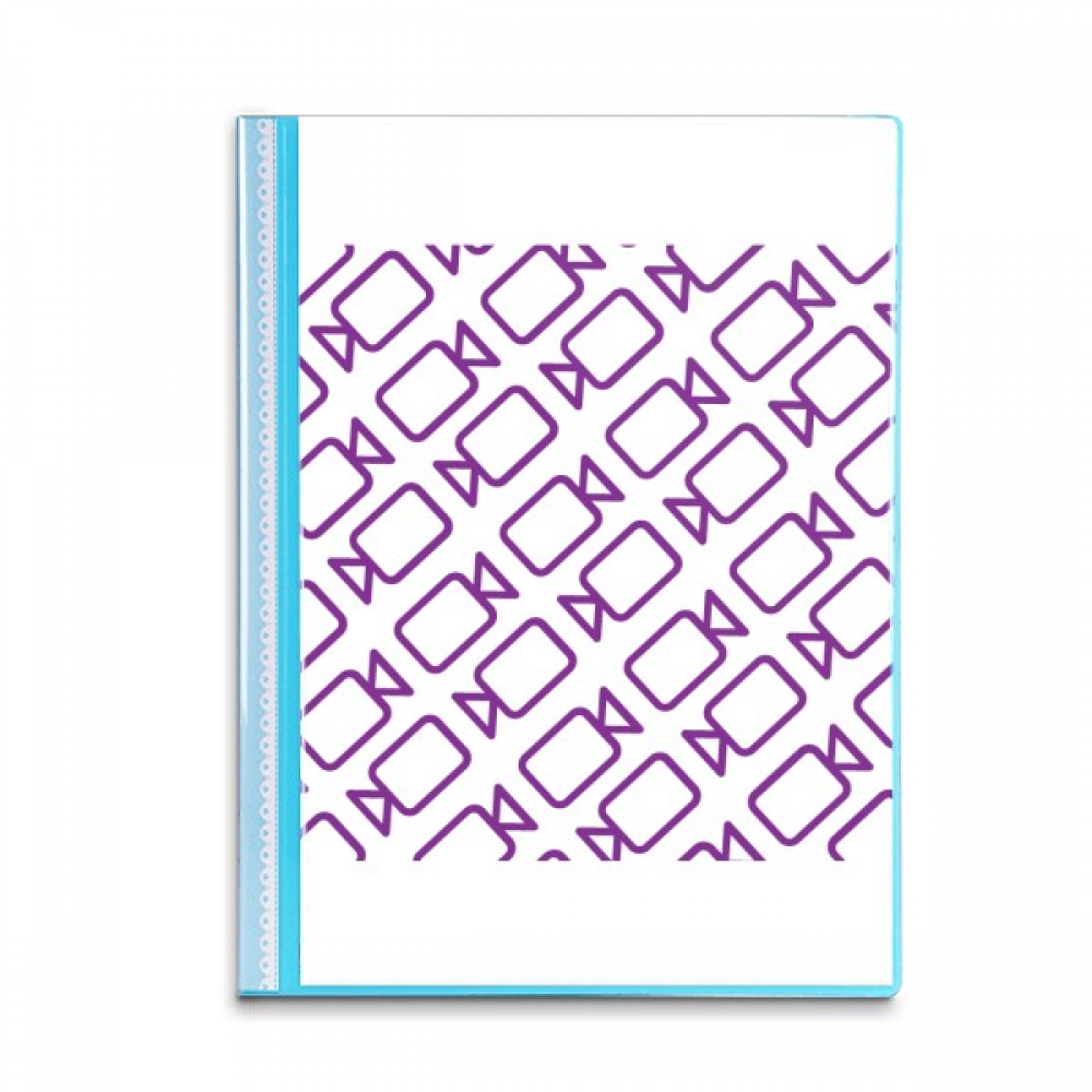 Camera Photographic Stamp Pattern Book Sheet Protectors Portfolio ...