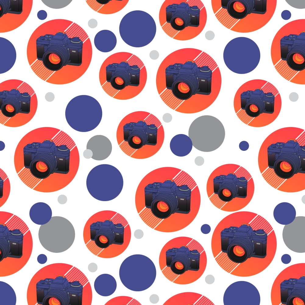 Camera Photography Photographer Premium Gift Wrap Wrapping Paper Roll ...