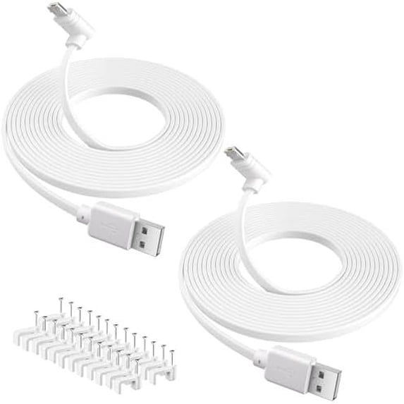 Camera Power 10FT (2-Pack), Compatible with Cam Pan V3, Essential ...