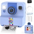 Camera Print, 1080P Digital Camera for , 180? Rotating Selfie Lens with ...