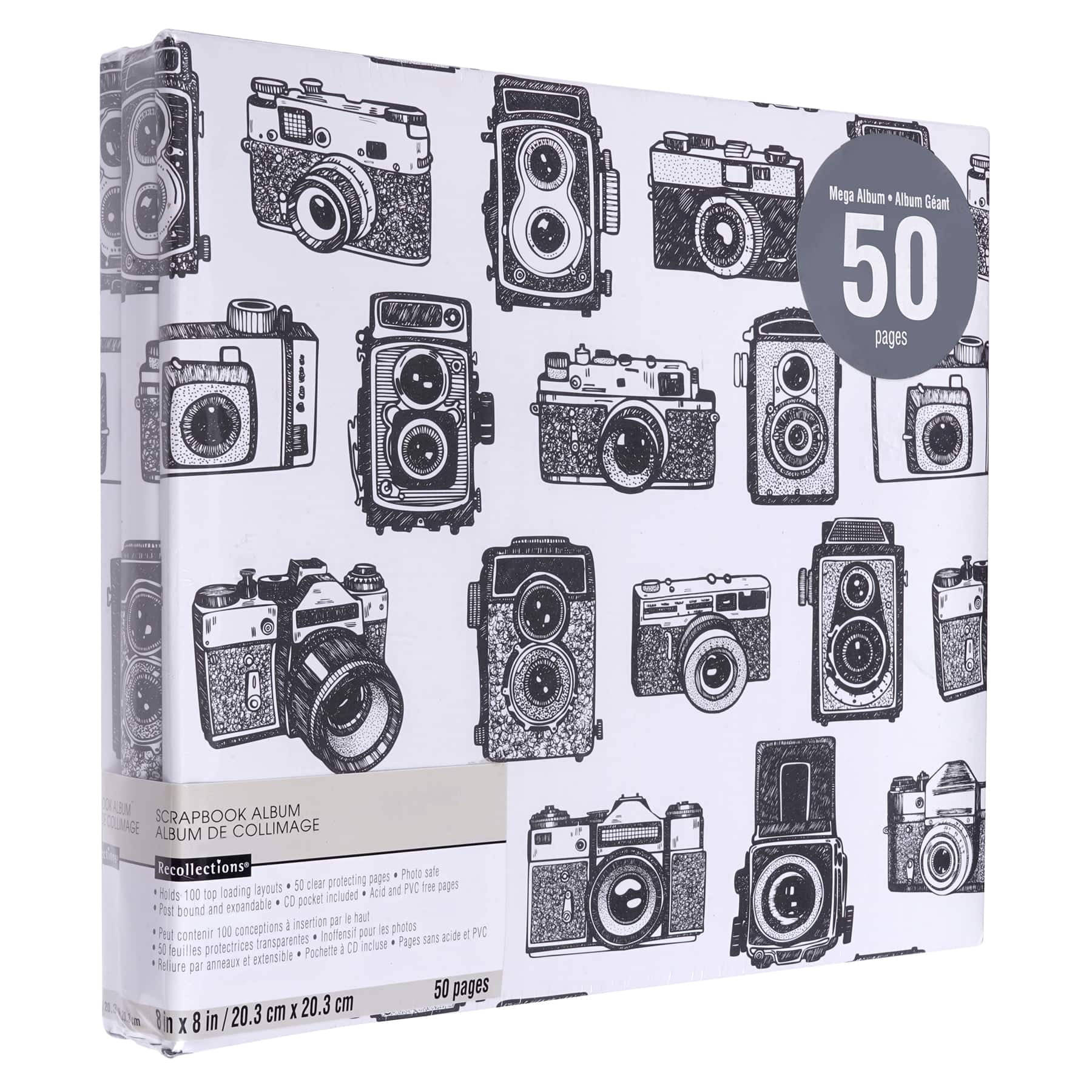 Camera Print Mega Scrapbook Album by Recollections® - Walmart.com