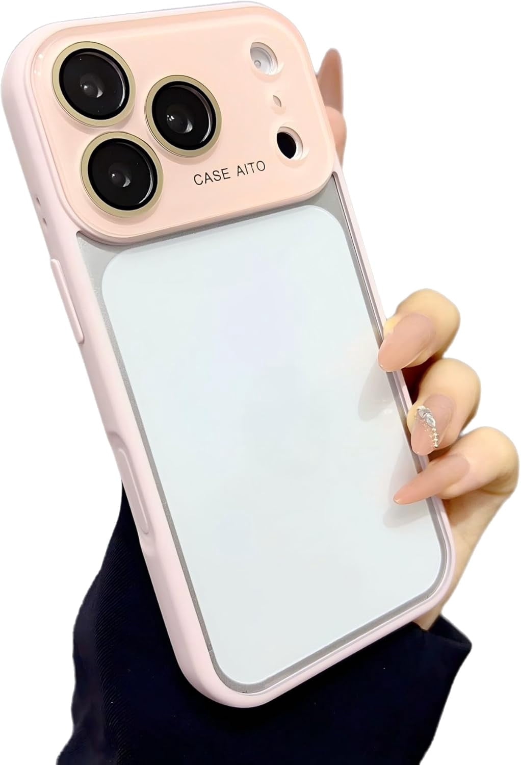 Camera Protect Clear Phone Case for iPhone (Pink,iPhone 16) - Walmart.com