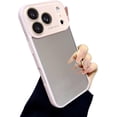 Camera Protect Mirror Phone Case for iPhone (Pink,iPhone 14 Pro Max ...