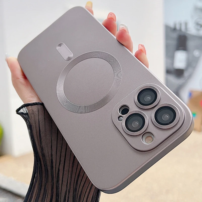 Camera Protection Magnetic Phone Case For iPhone 16 15 14 Plus 13 12 11 ...