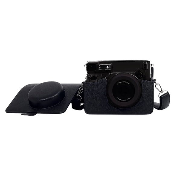 Camera Protective Shell Bag PU Leather Cover Large Compartment Storage ...
