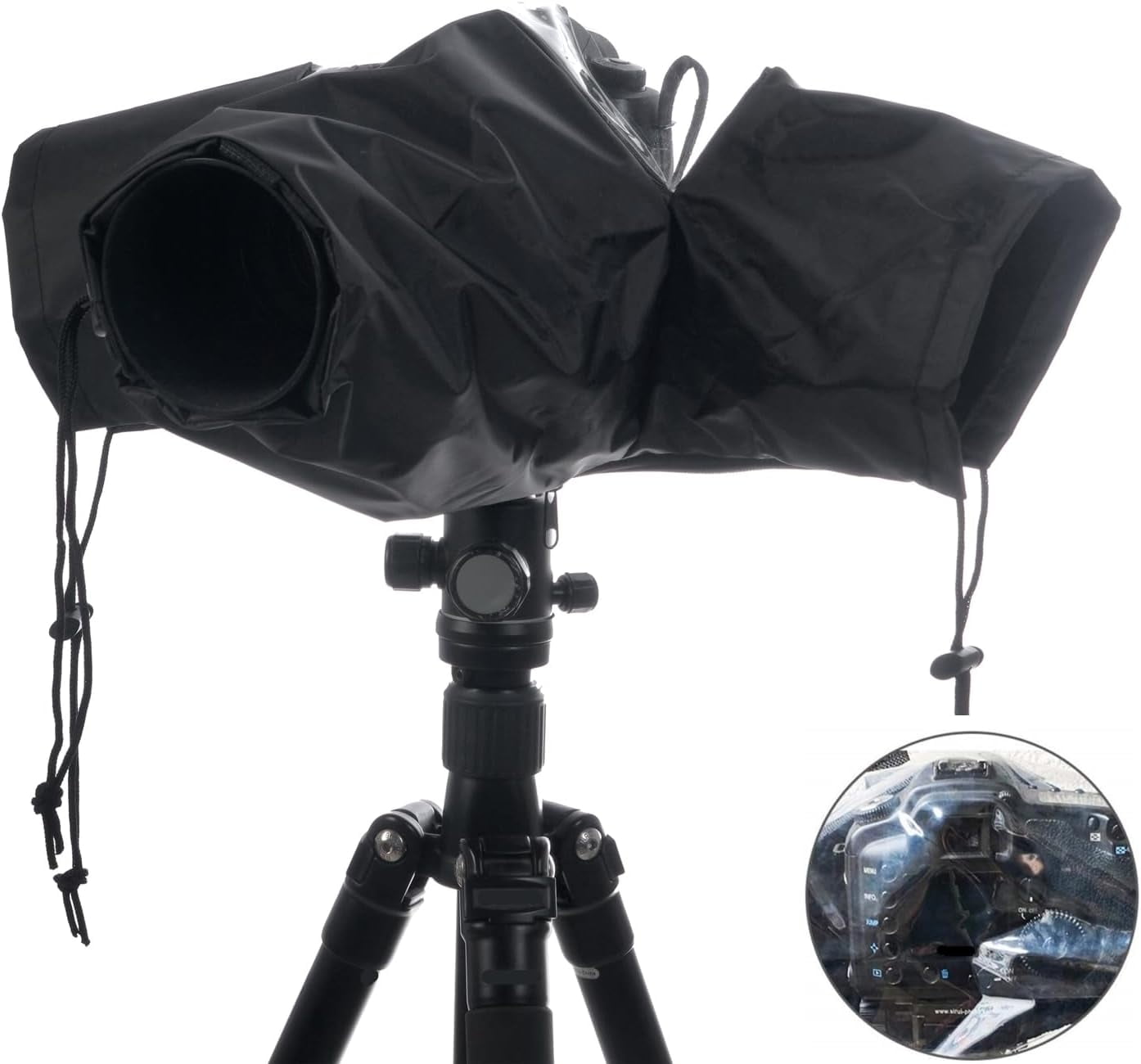 Camera Rain Cover Professional Waterproof Nylon Sleeves DSLR Protect ...
