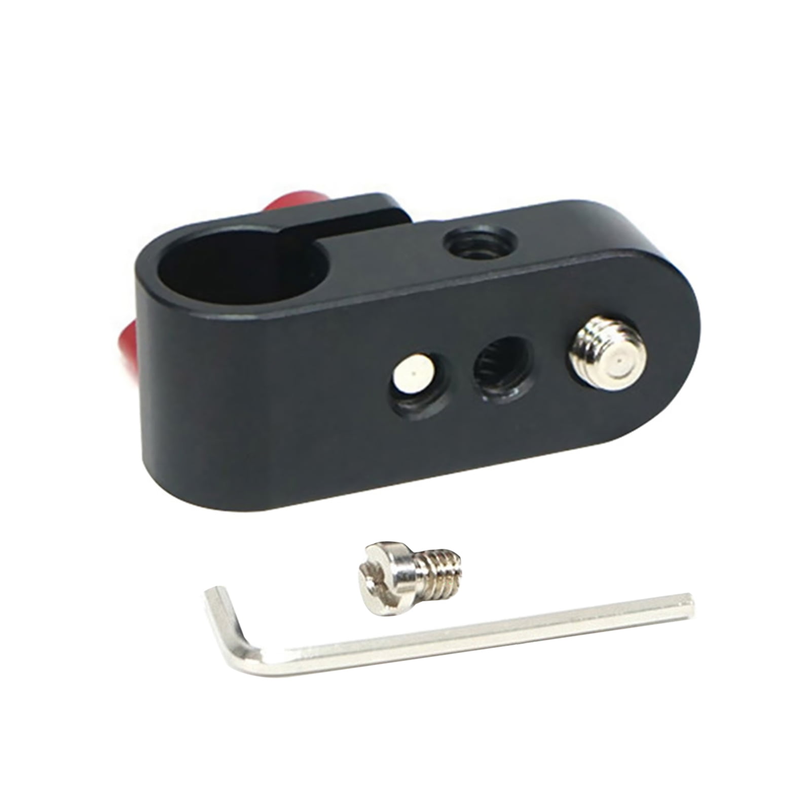 Camera Rig 15mm Rail Clamp Mount Aluminum Alloy, Multiple 1/4" Threaded ...