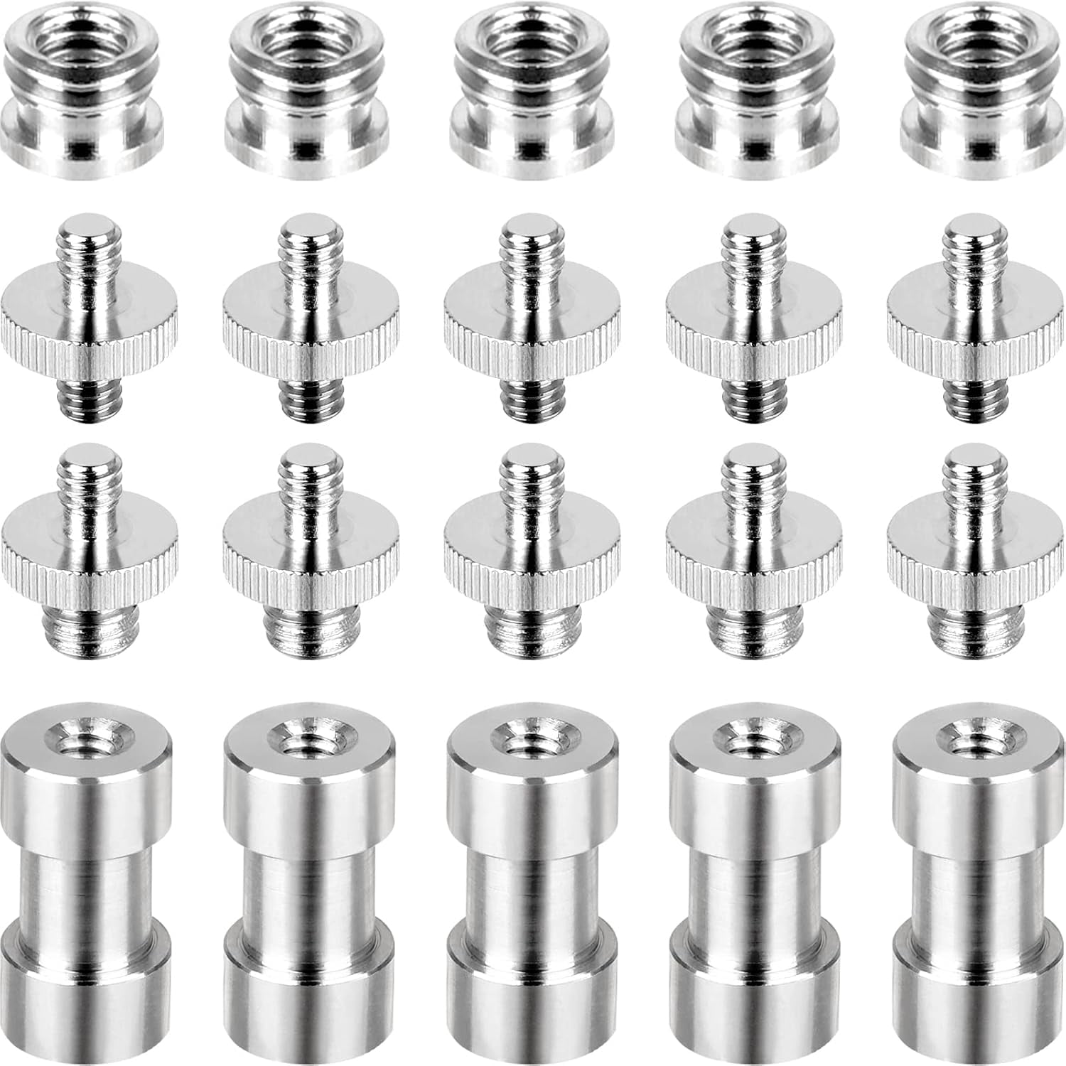 Camera Screw Set, 20PCS 1/4 to 1/4, 1/4 to 3/8 Screw Adapter Converter ...