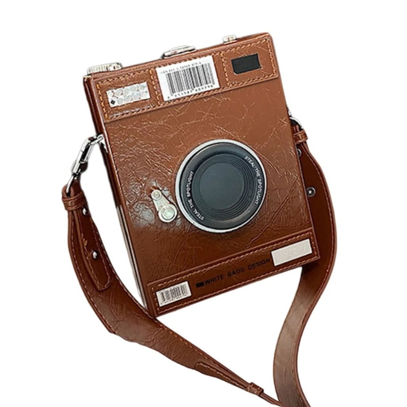 Camera Shape Messenge Bag for Women Crossbody Bag PU Shoulder Bag ...