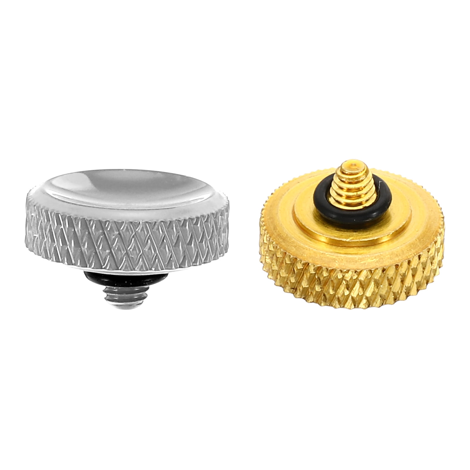 Camera Shutter Button, 2 Pack Soft Shutter Release Button Camera Button Carved, Golden Silver ...
