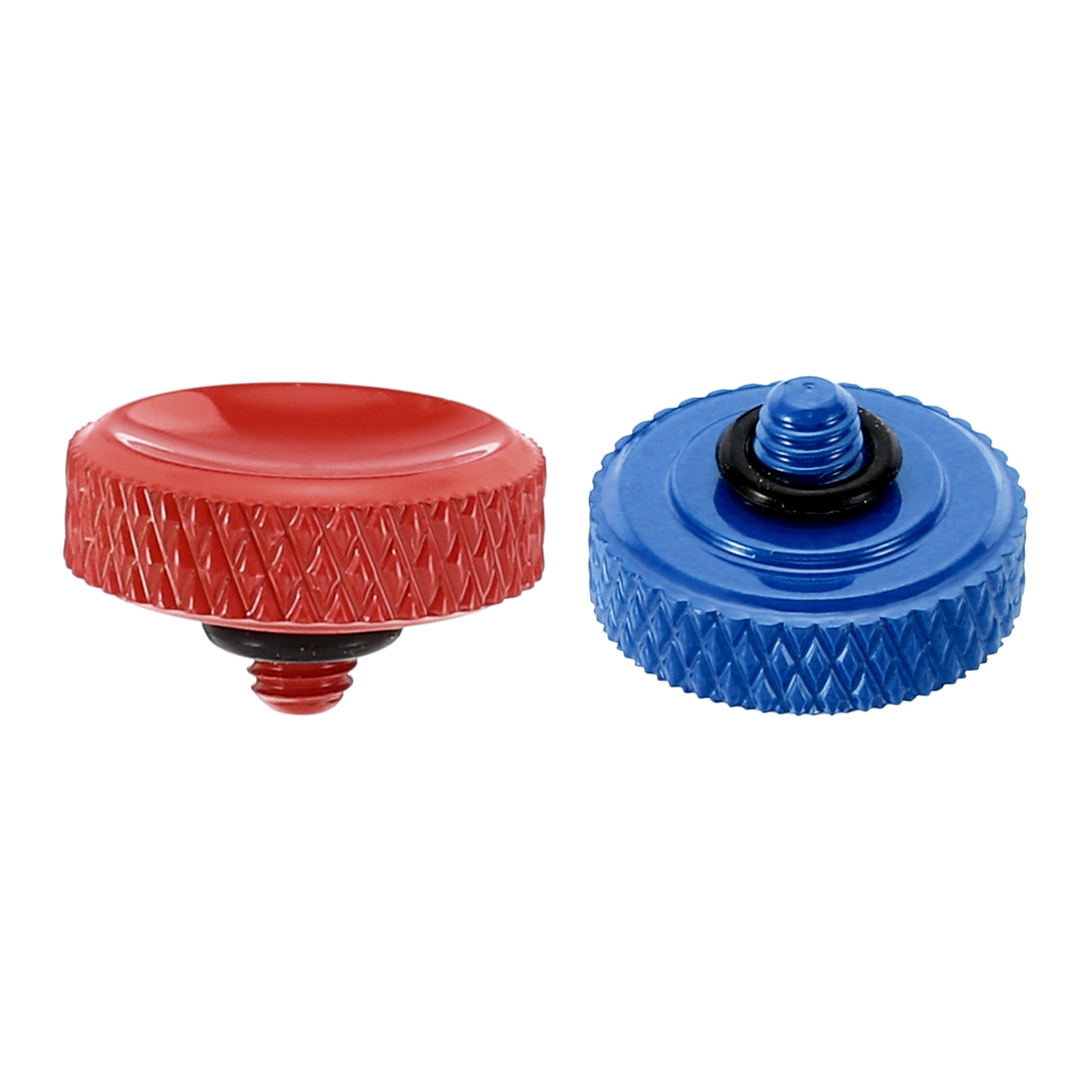 Camera Shutter Button, 2 Pack Soft Shutter Release Button Camera Button Carved, Red Blue ...