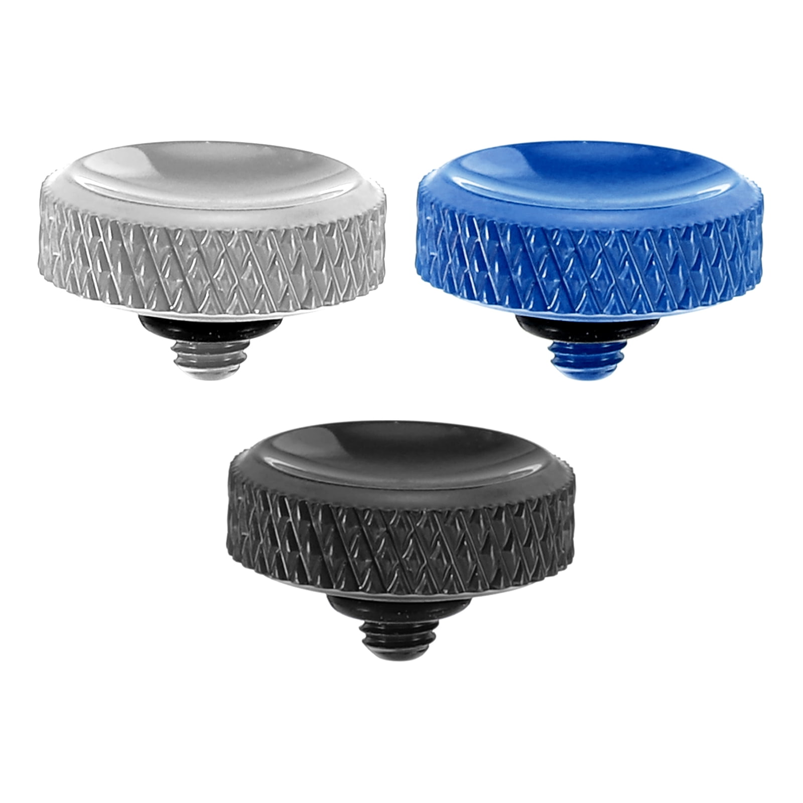 Camera Shutter Button, 3 Pack Soft Shutter Release Button Camera Button Carved, Blue Black ...
