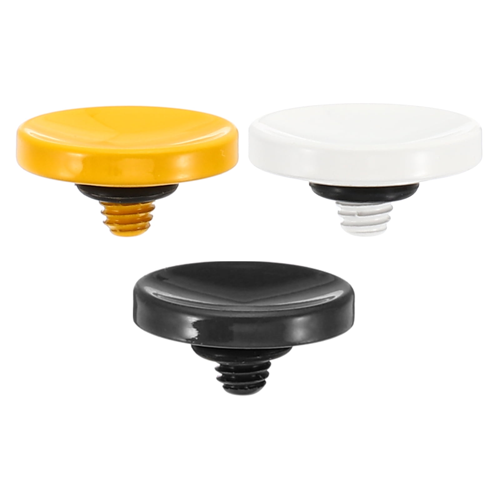 Camera Shutter Button, 3 Pack Soft Shutter Release Button Camera Button Concave,Black White ...