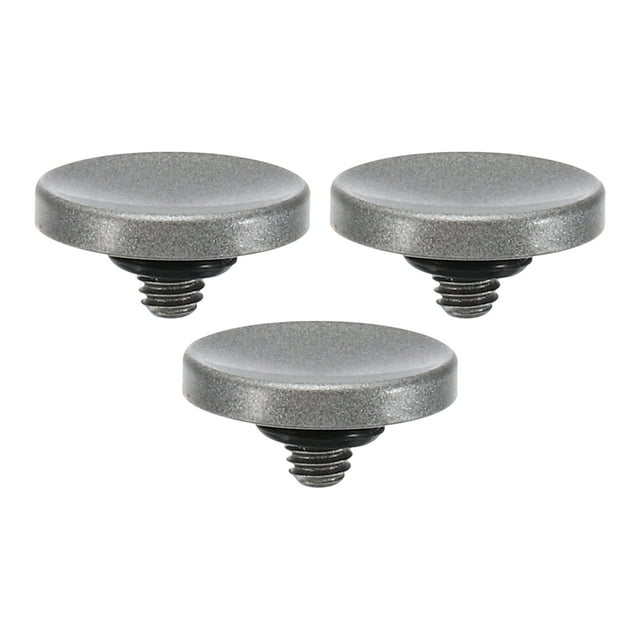 Camera Shutter Button, 3 Pack Soft Shutter Release Button Camera Button Concave, Silver ...