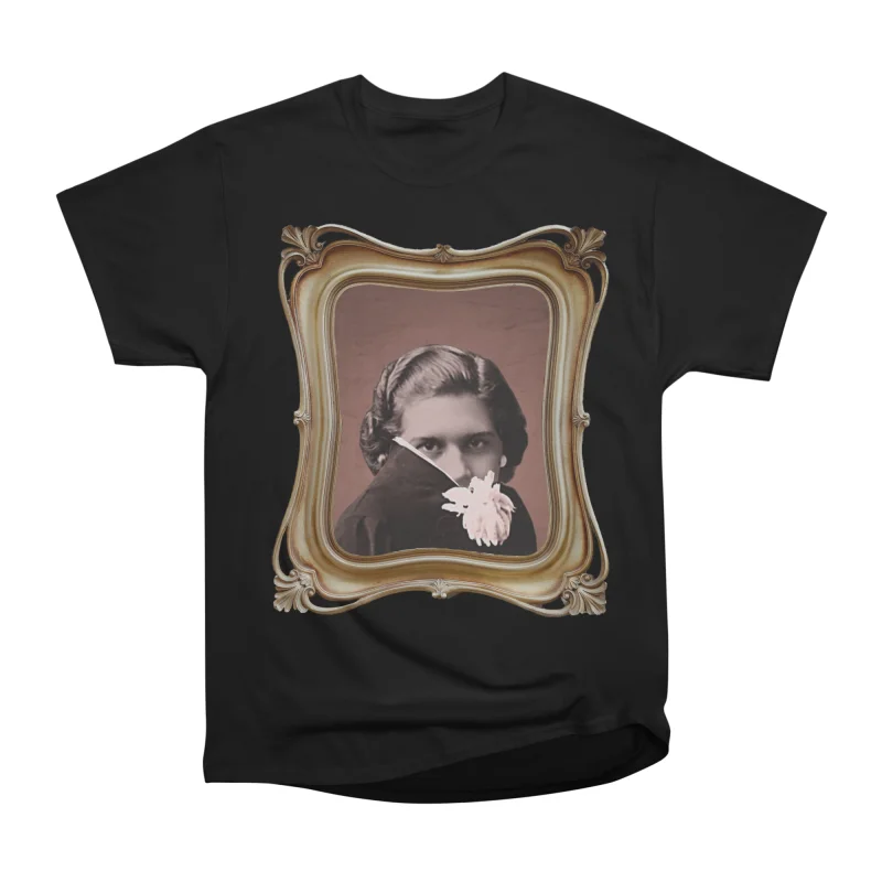 Camera Shy Woman Collage Print Shy Beauty Funny Black and White Wall ...