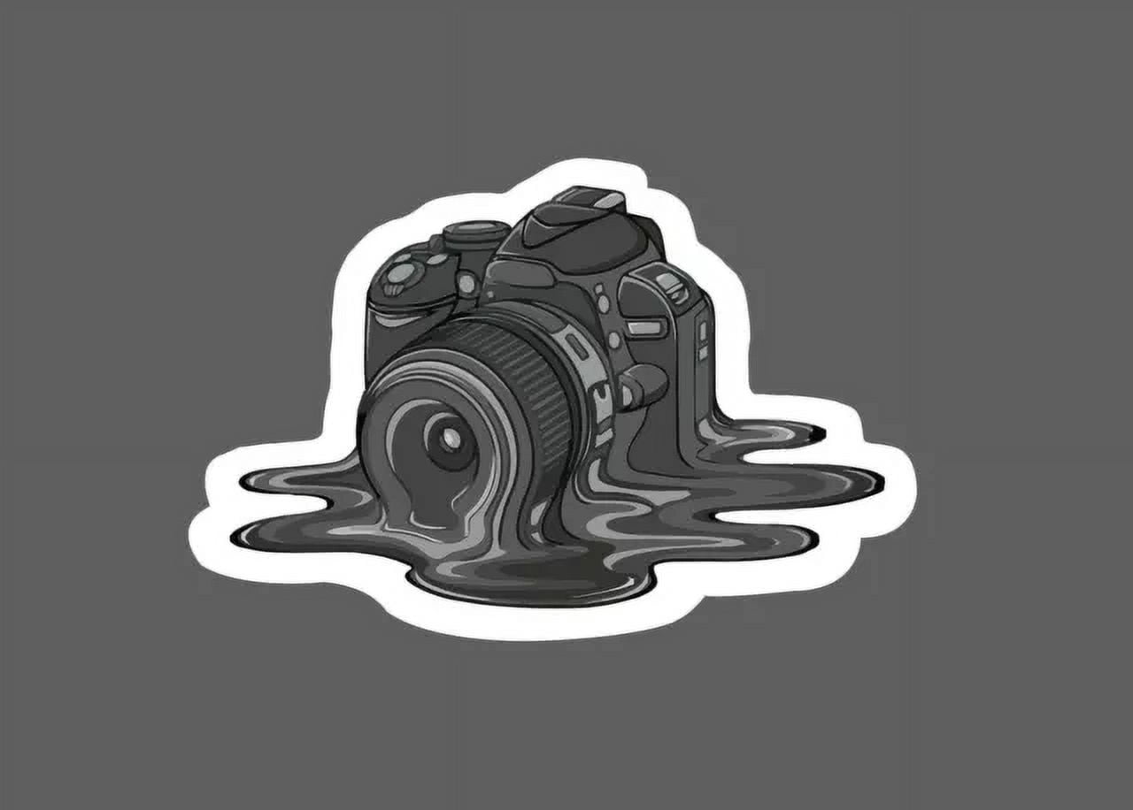 DOPASTICKER Camera Melting Photo Waterproof Decorative Laptop, Phone ...