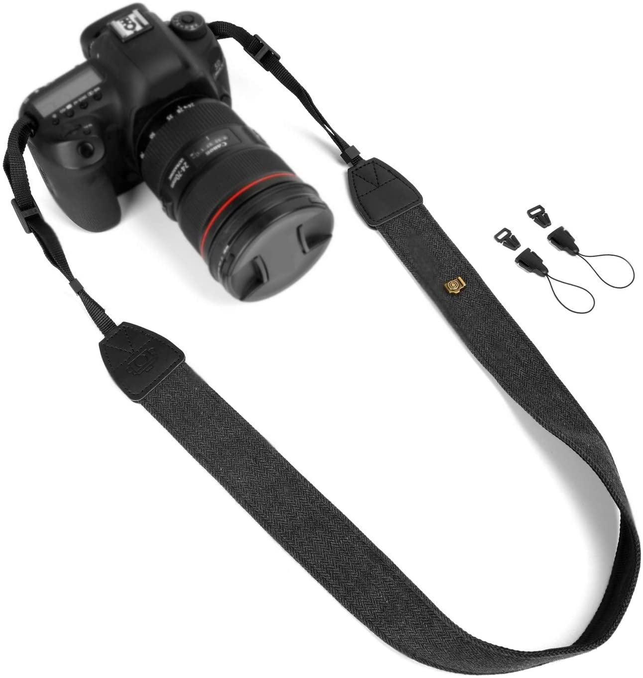 Camera Strap Canvas Neck Shoulder with Quick Release Buckles for DSLR ...
