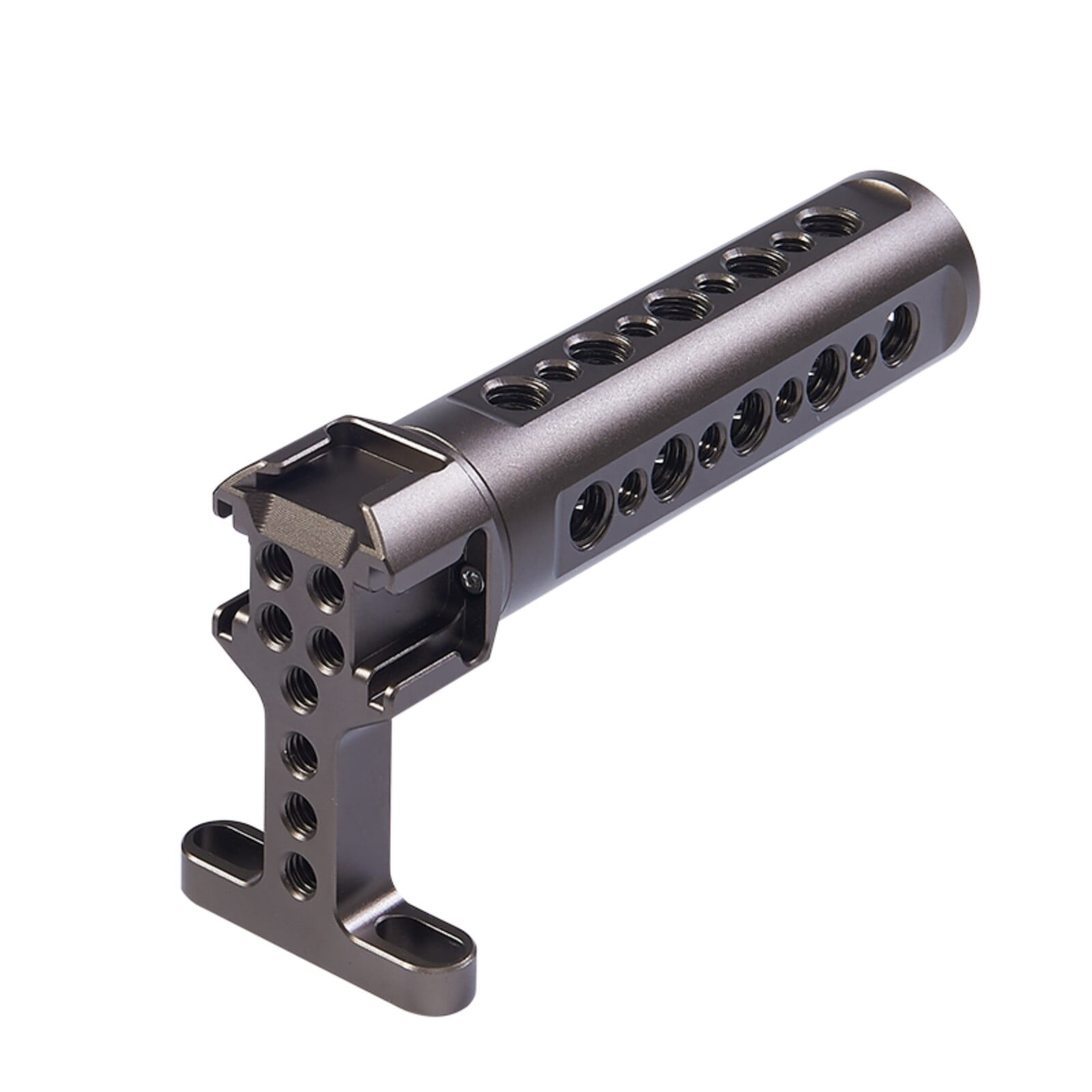 Camera Top Handle Grip with Cold Shoe Mount, Aluminum Video Handle for ...
