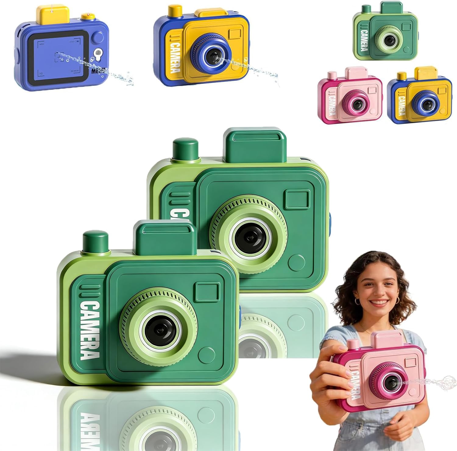 Camera Water Squirt Gun, Prank Camera Water Gun, Pull the Trigger and ...