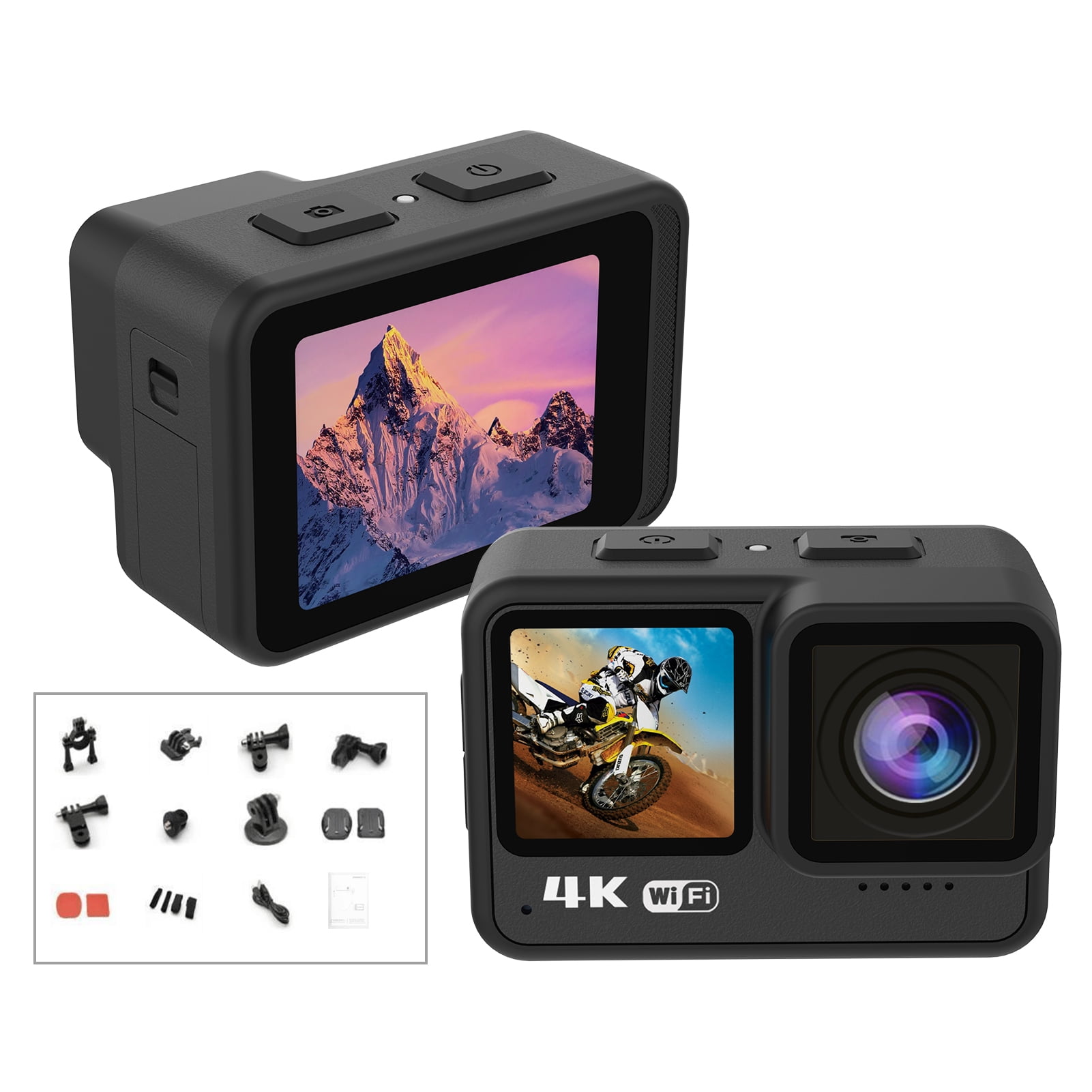 Camera,Waterproof With Kit Body Waterproof With Screen -shake Camera ...