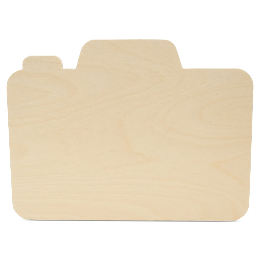 Camera Wood Cutouts 9 x 12-inch, Pack of 1 Unfinished Wood Crafts Blank ...